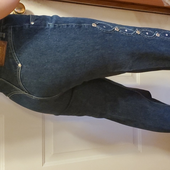 Lawman Western | Jeans | Vintage Lawman 9 Blue Jeans Embroidered Gems 8s 90s | Poshmark